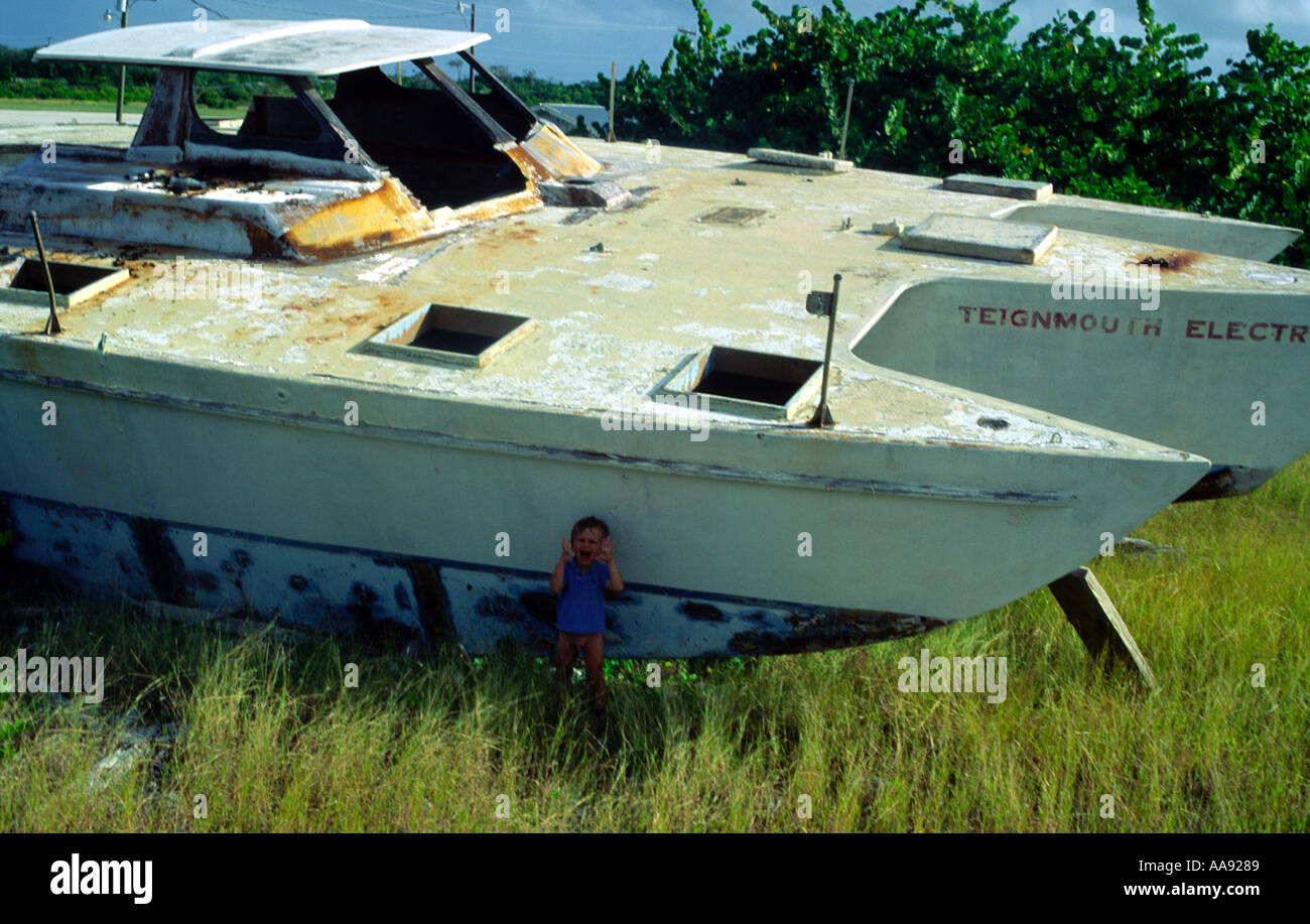 Donald Crowhurst s trimaran Teignmouth Electron on Cayman Brac Cayman ...