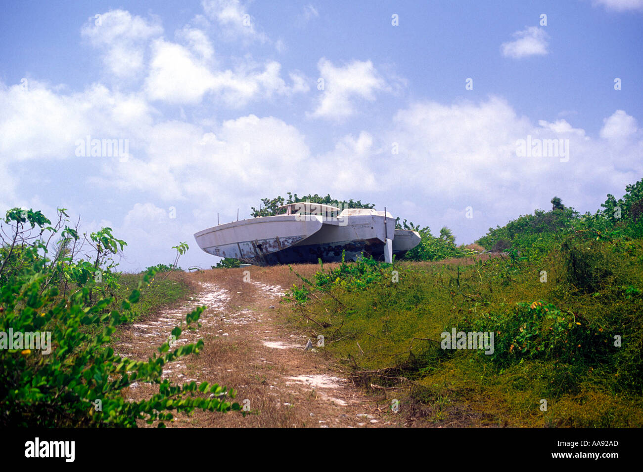 Donald Crowhurst s trimaran Teignmouth Electron on Cayman Brac Cayman ...