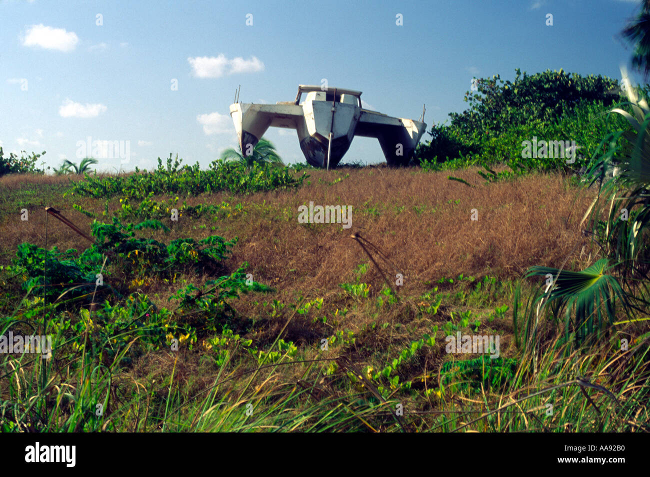 Donald Crowhurst trimaran Teignmouth Electron on Cayman Brac Cayman ...