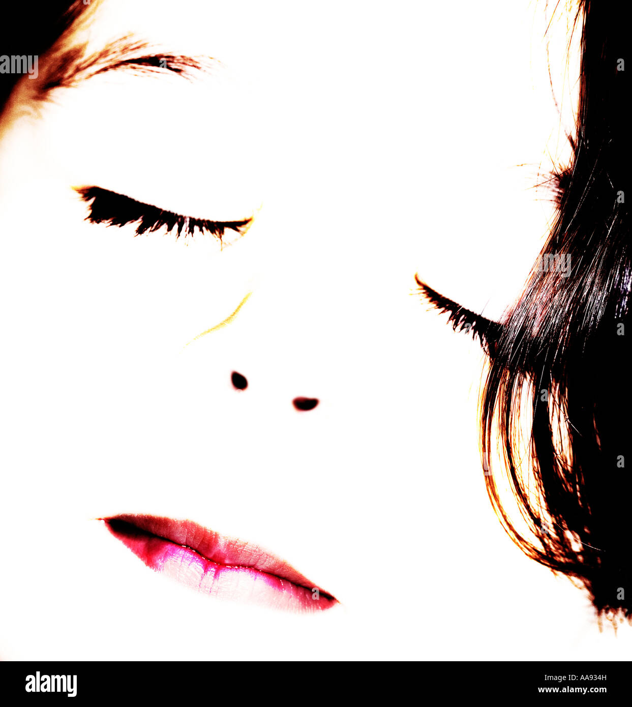 Extreme close up nose and mouth hi-res stock photography and images - Alamy