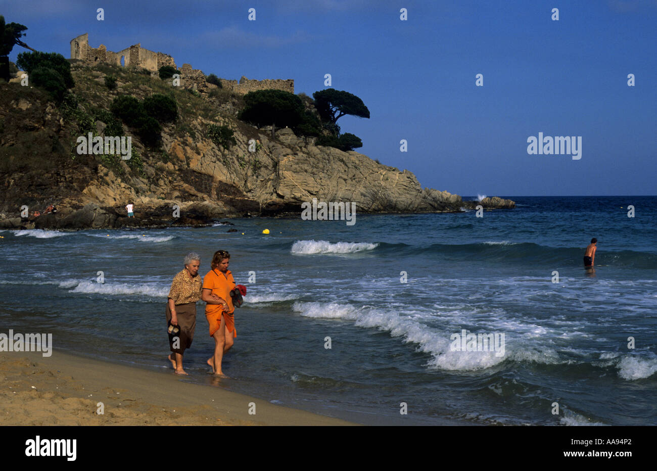 Cala Fosca Palamos Costa Brava Catalonia Spain Stock Photo - Alamy