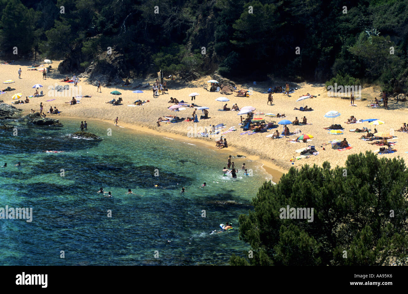 Cala sa Conca Playa d Aro Costa Brava Catalonia Spain Stock Photo - Alamy