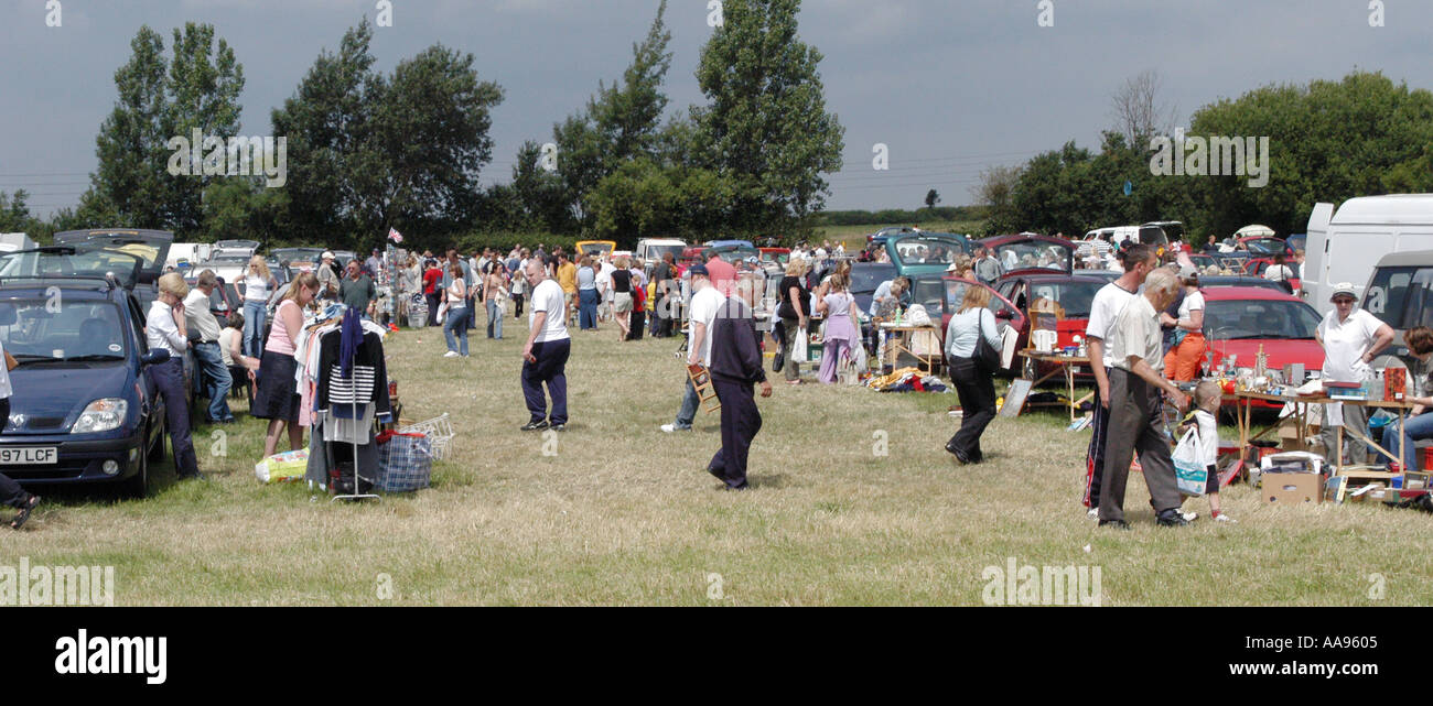 Car boot sale Drayton Oxford Stock Photo - Alamy