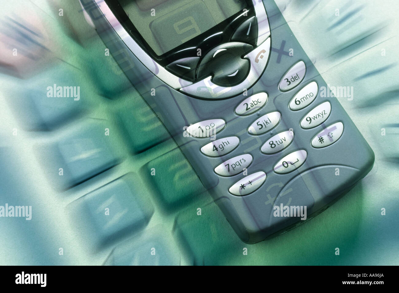 Mobile Phone and Calculator Stock Photo - Alamy