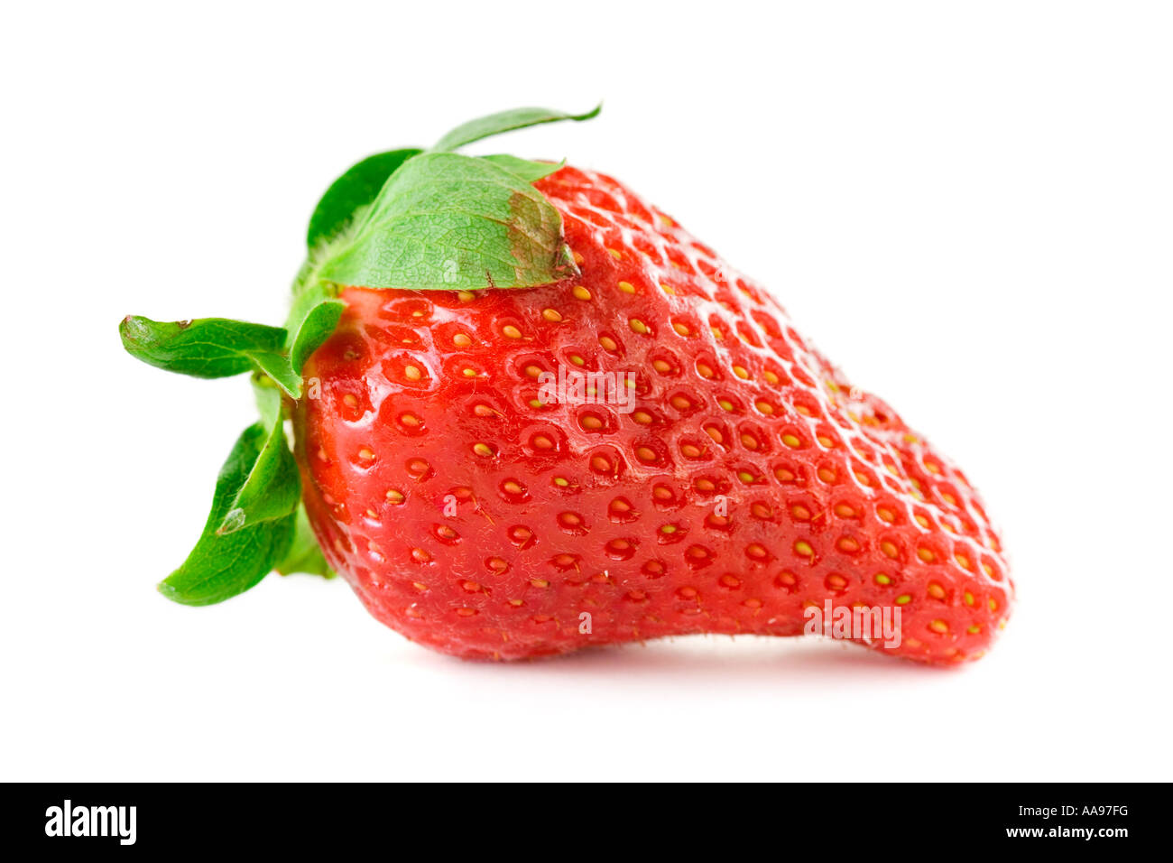 Big red strawberry Stock Photo - Alamy