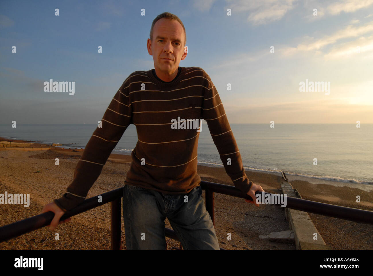 Norman Cook aka Fatboy Slim photographed at home in Hove Stock Photo ...