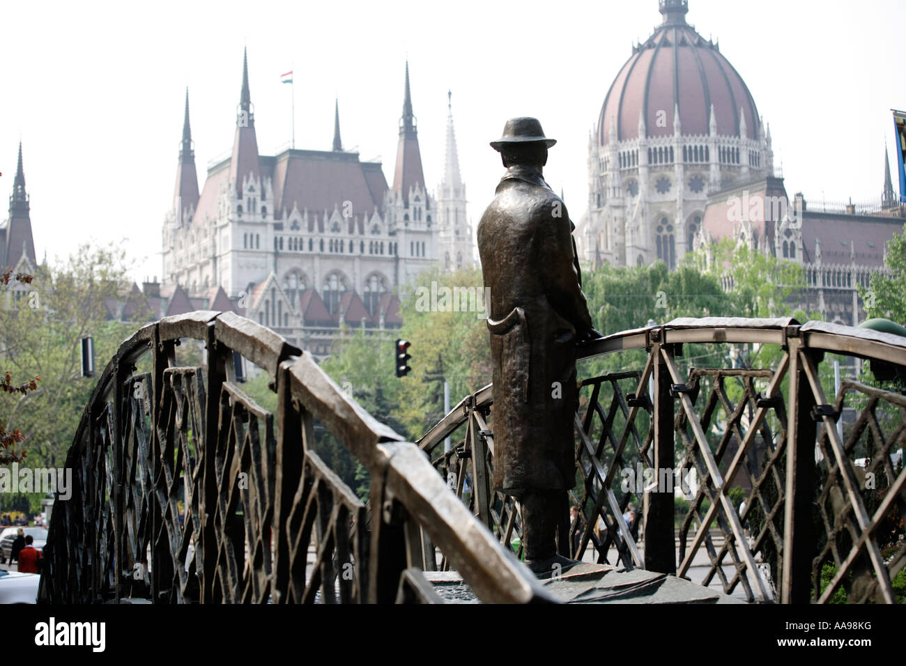 The statue of Imre Nagy, Prime Minister of Hungary prior to the 1956 ...