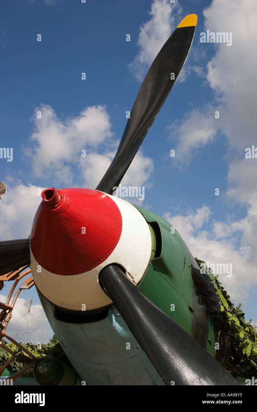 Attack plane IL-2 Ilyushin, propeller Stock Photo - Alamy