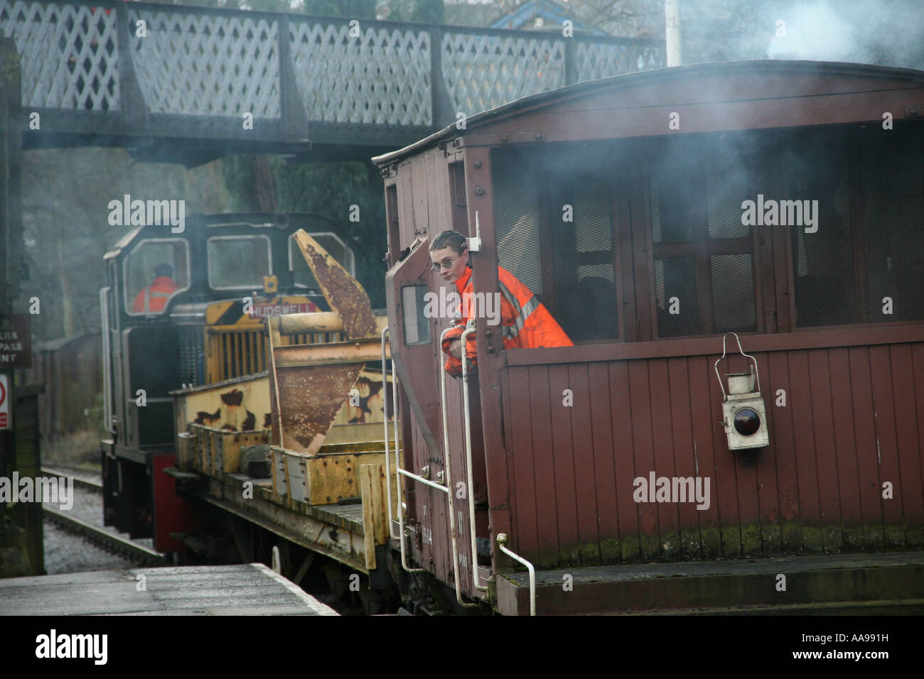 Train guards van hi-res stock photography and images - Alamy