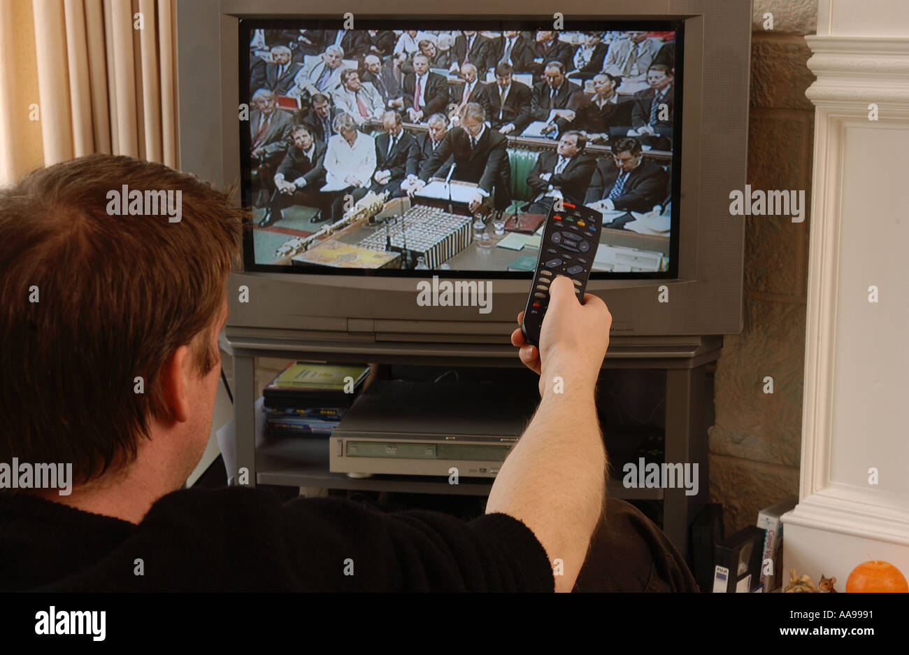 Watching tellies hi-res stock photography and images - Alamy