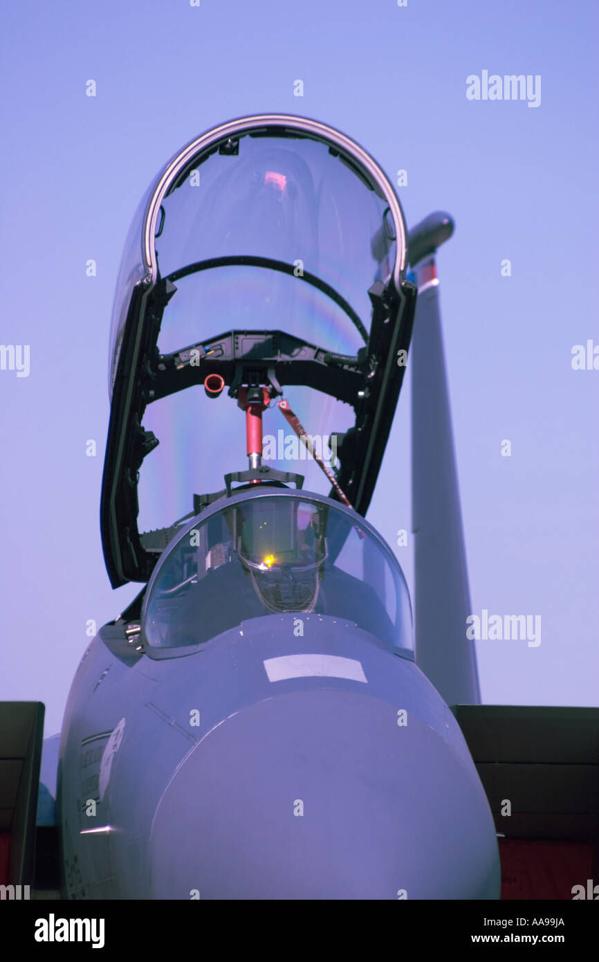 Cabin of fighter aircraft Stock Photo - Alamy