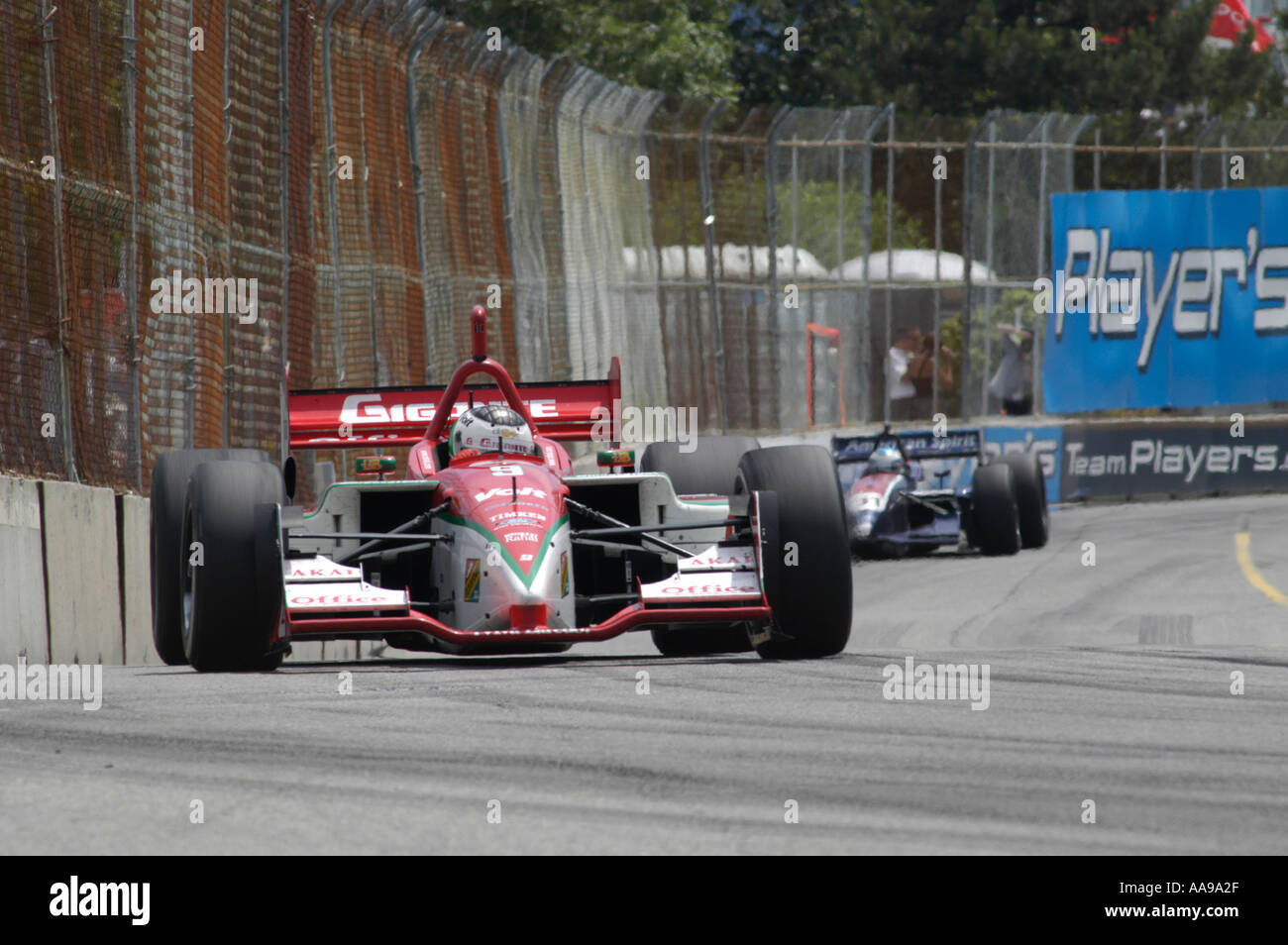 Michel Jourdain Jr followed by Ryan Hunter Reay at the Molson Indy ...