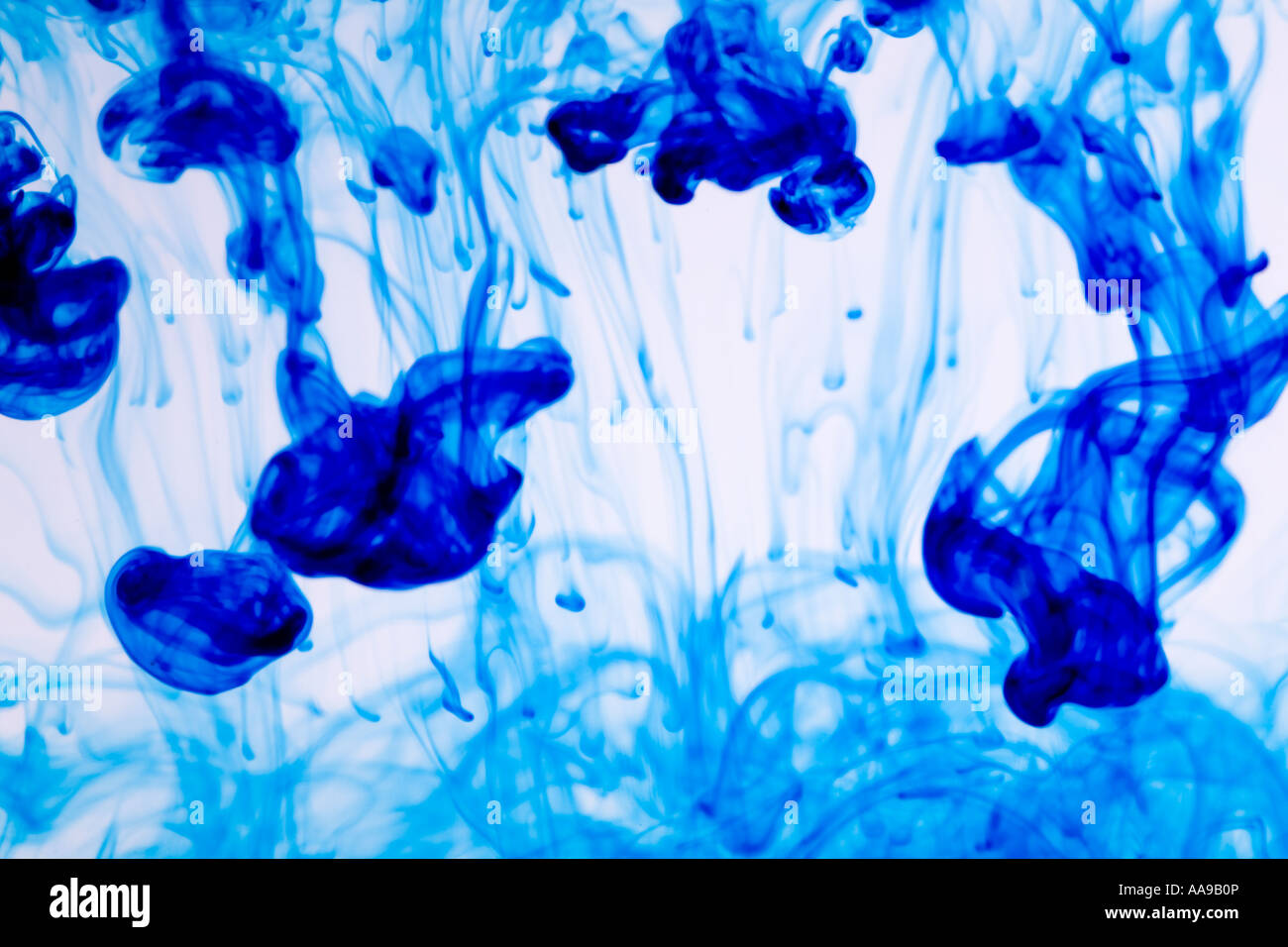 Inky blue water Stock Photo - Alamy