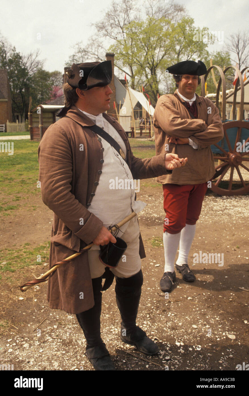 Colonial men america hi-res stock photography and images - Alamy