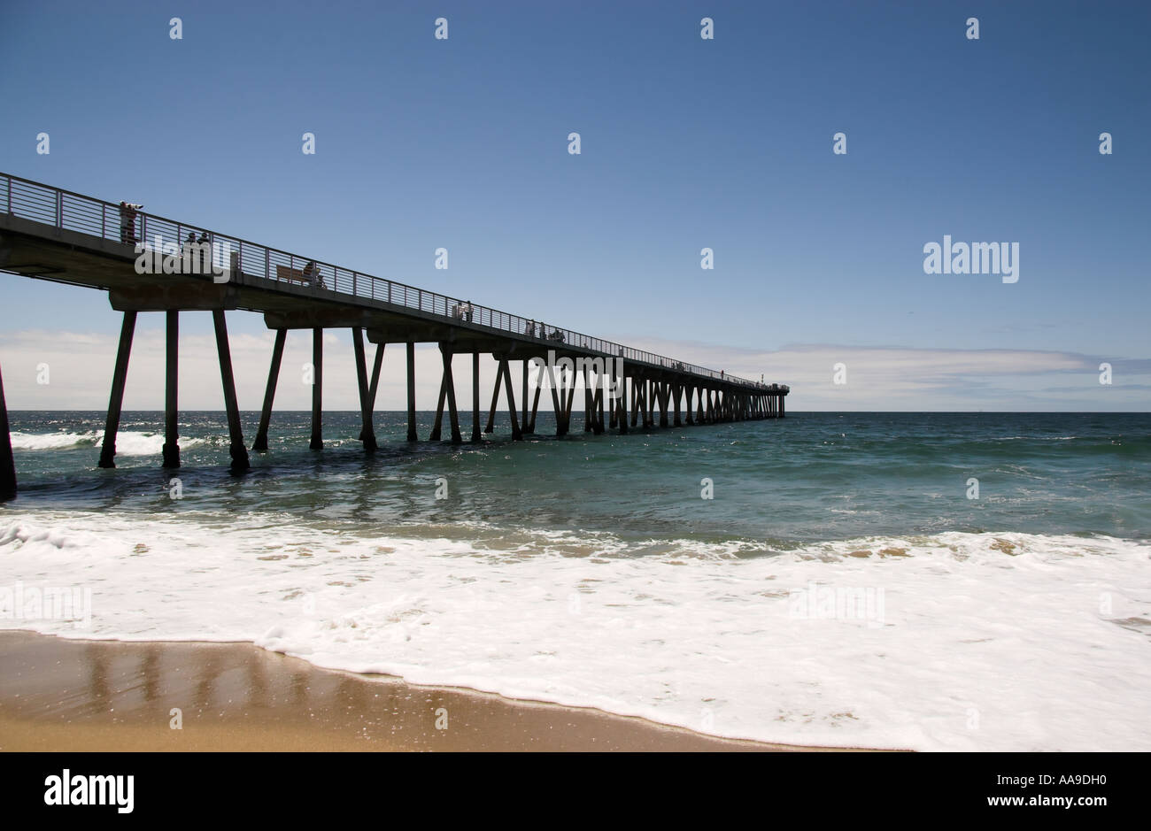 Hermosa Beach pier, Southern California, USA Stock Photo - Alamy