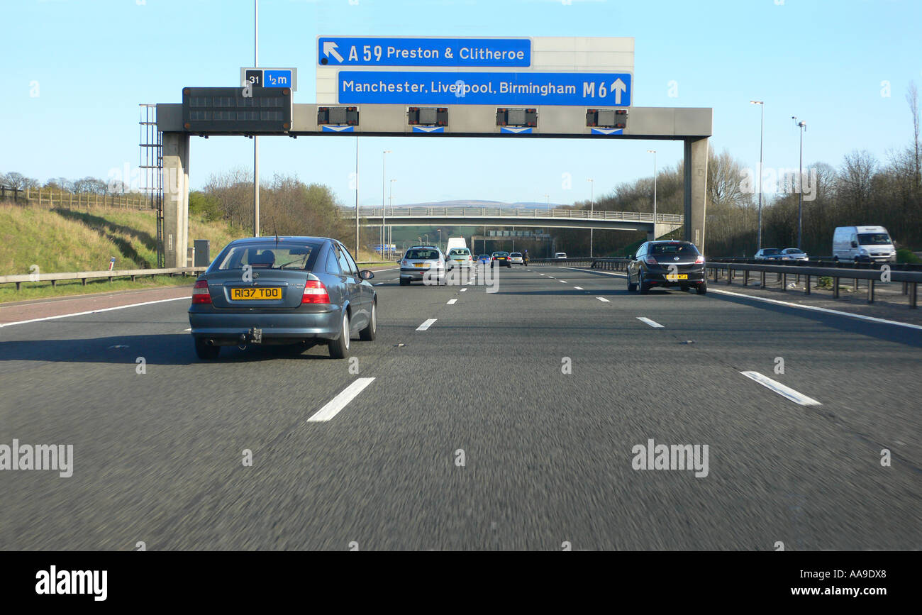Southbound m6 hi-res stock photography and images - Alamy