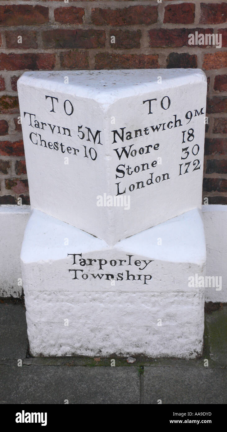 Tarvin village hi-res stock photography and images - Alamy