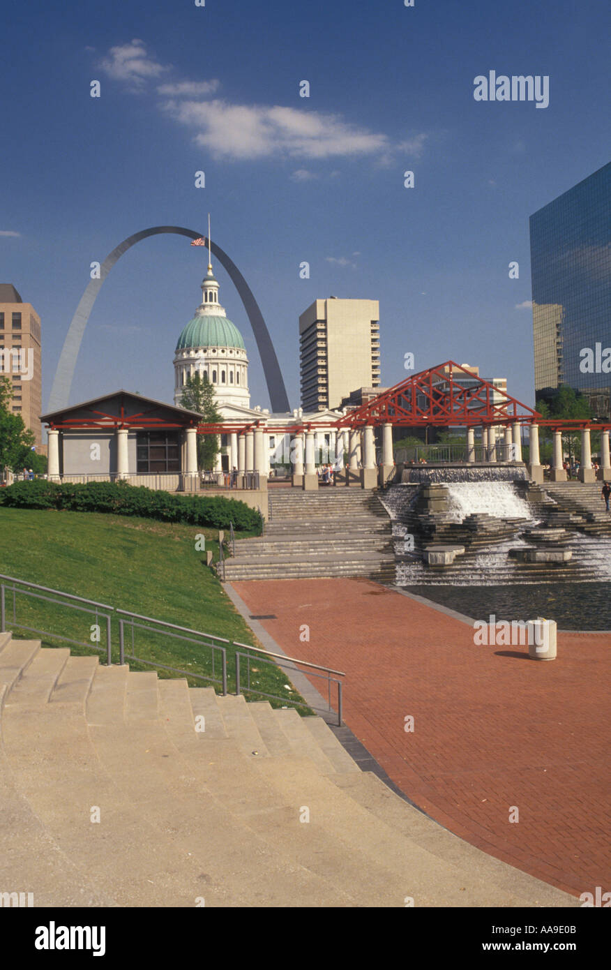 View from st louis gateway arch hi-res stock photography and images - Alamy