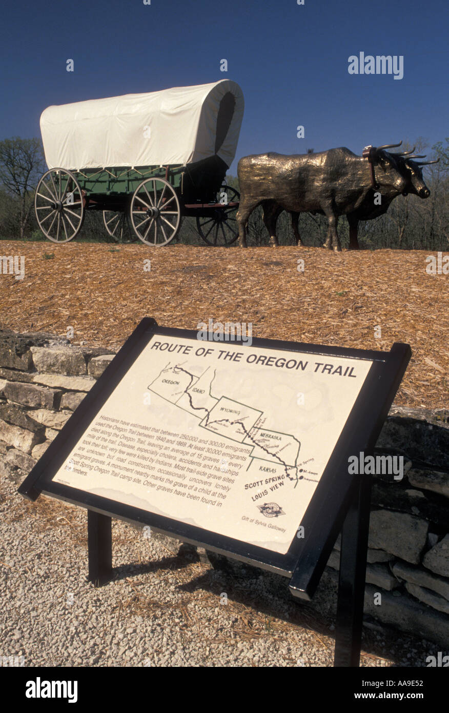 Oregon trail map hi-res stock photography and images - Alamy