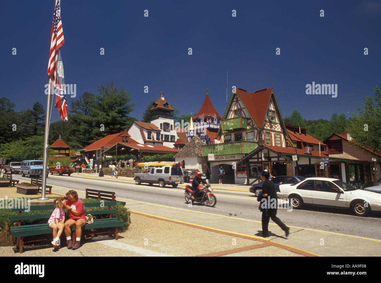 Helen georgia main street hi-res stock photography and images - Alamy