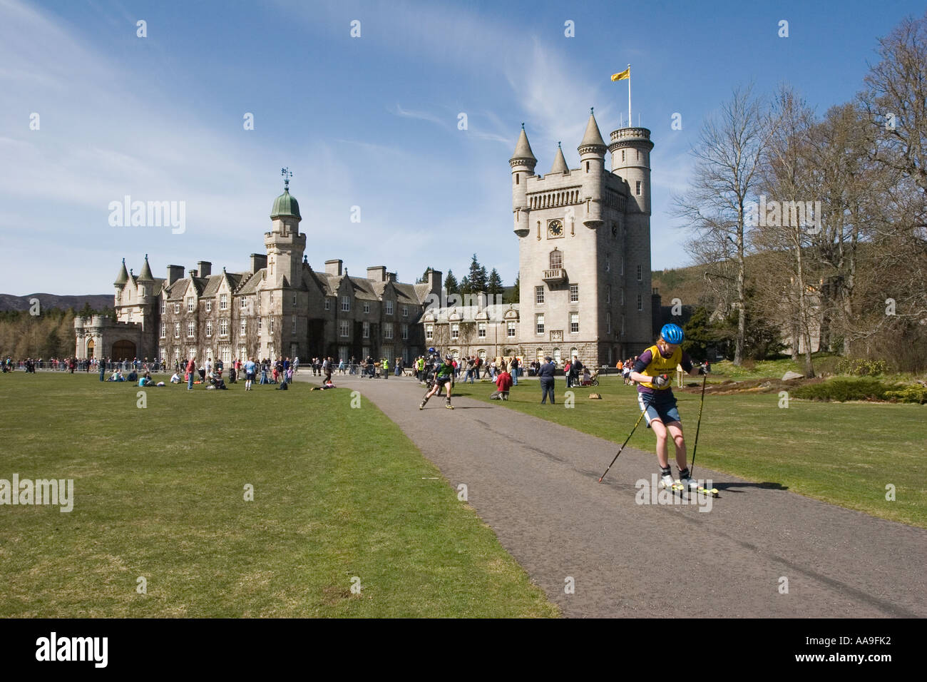 Balmoral Castle roller skiing road race events in Upper Deeside ...