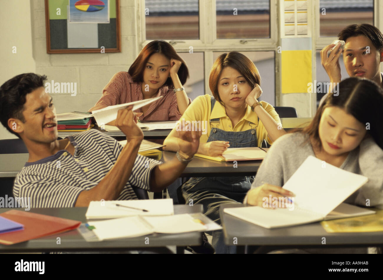 Classroom Students Bored