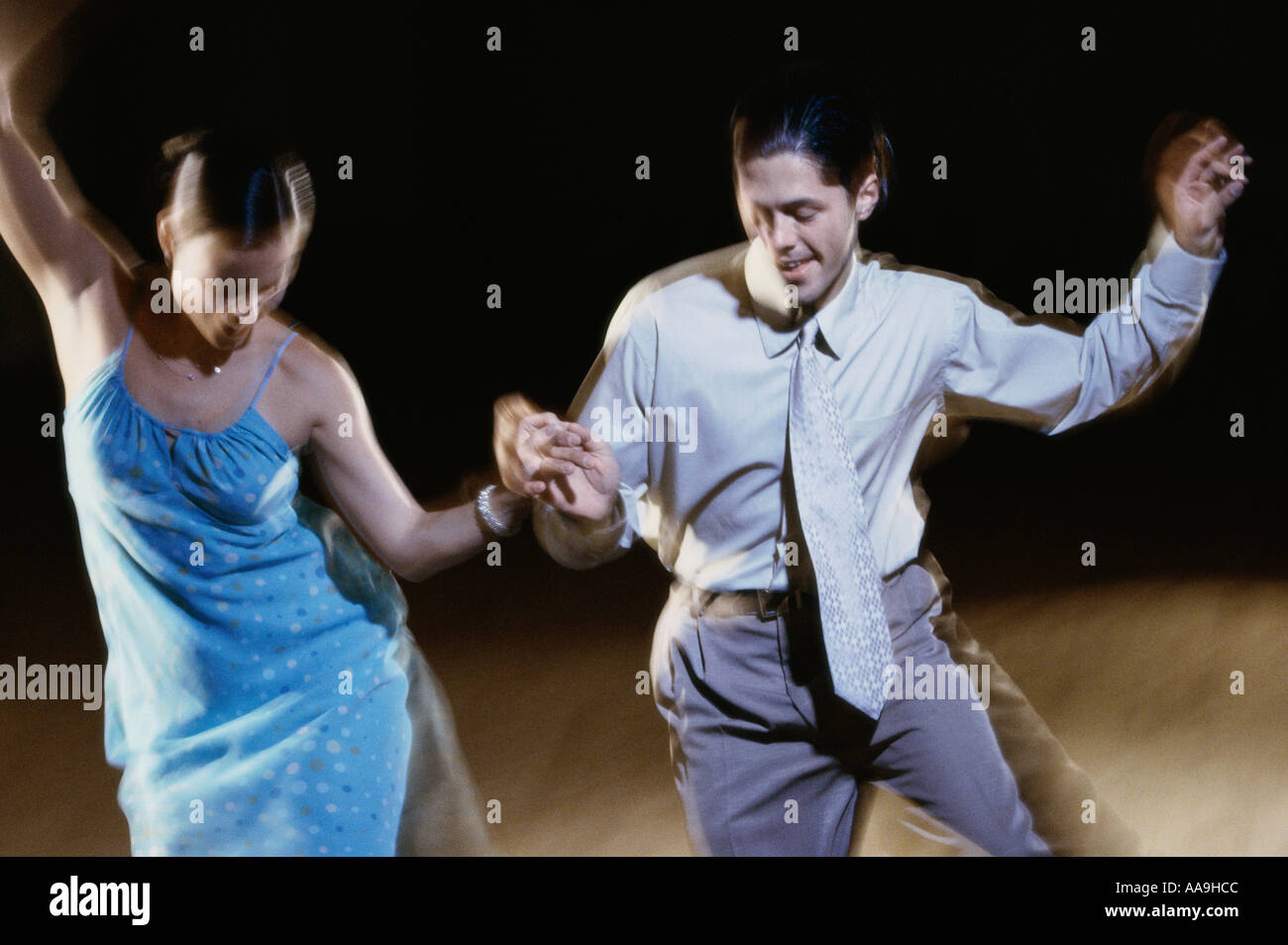 Two people dancing swing hands hi-res stock photography and images - Alamy