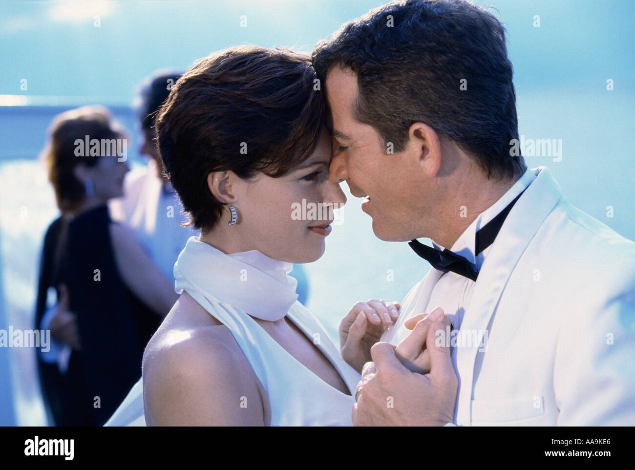 Two couples dancing Stock Photo - Alamy
