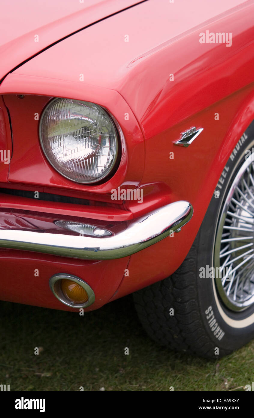 Red Ford Mustang Stock Photo - Alamy