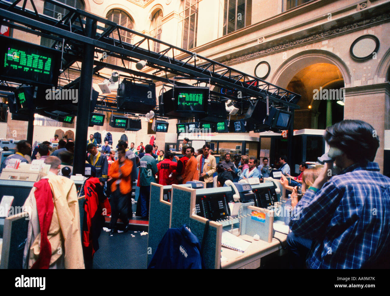 France paris old stock exchange trading hi-res stock photography and ...