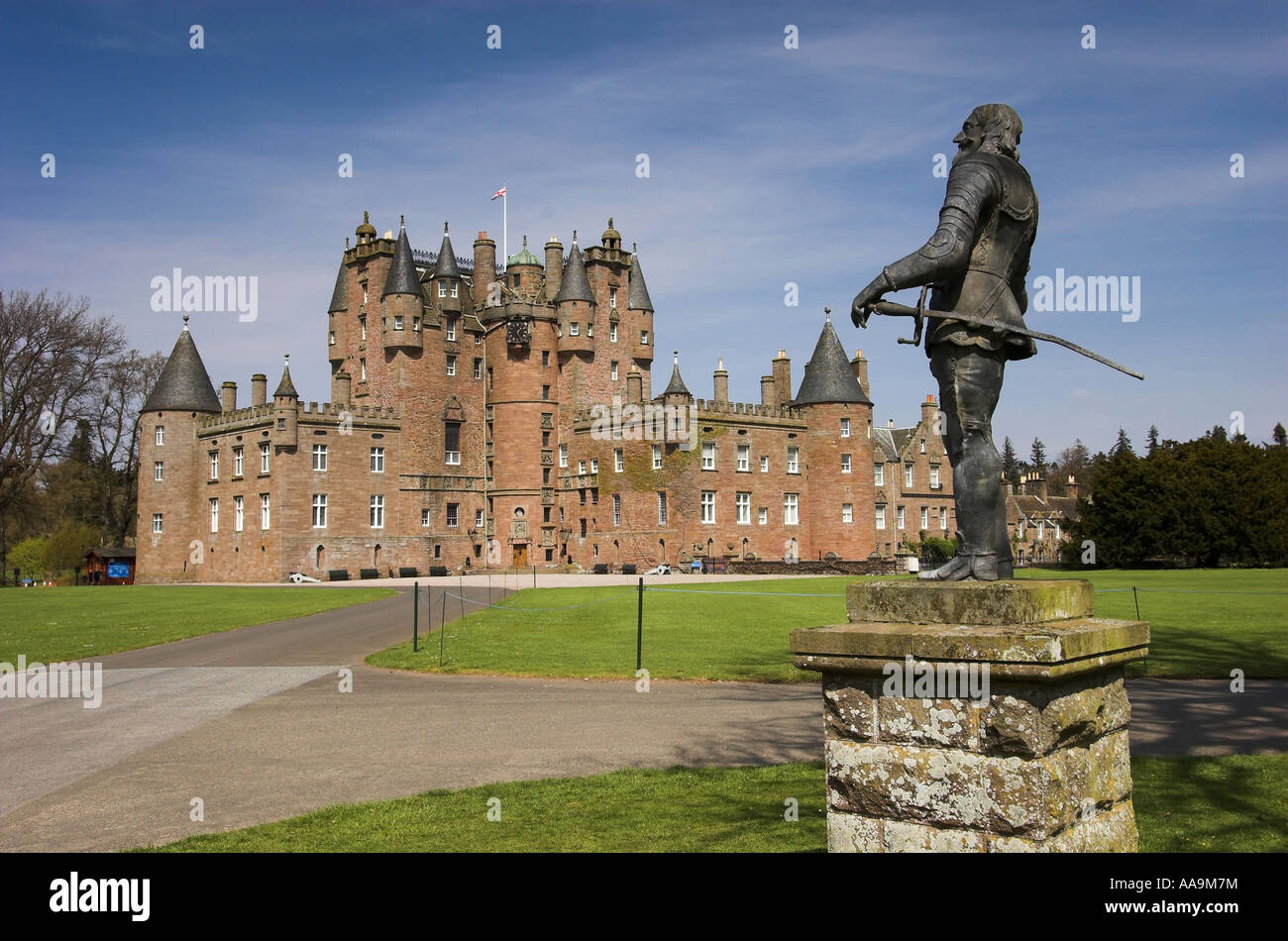 Glamis Castle Angus Scotland Stock Photo - Alamy