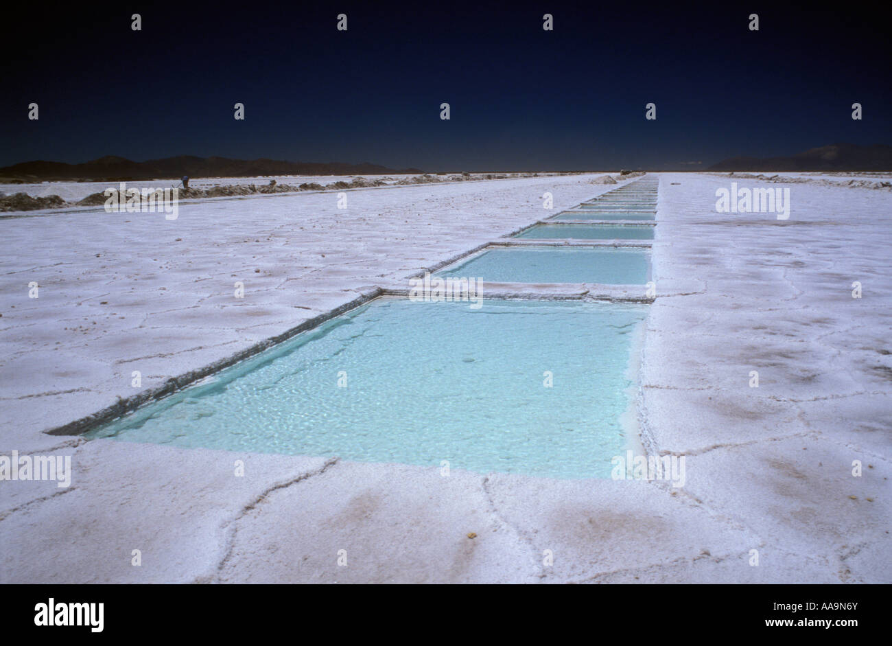 Argentina, salt production at the Salinas Grandes Stock Photo - Alamy