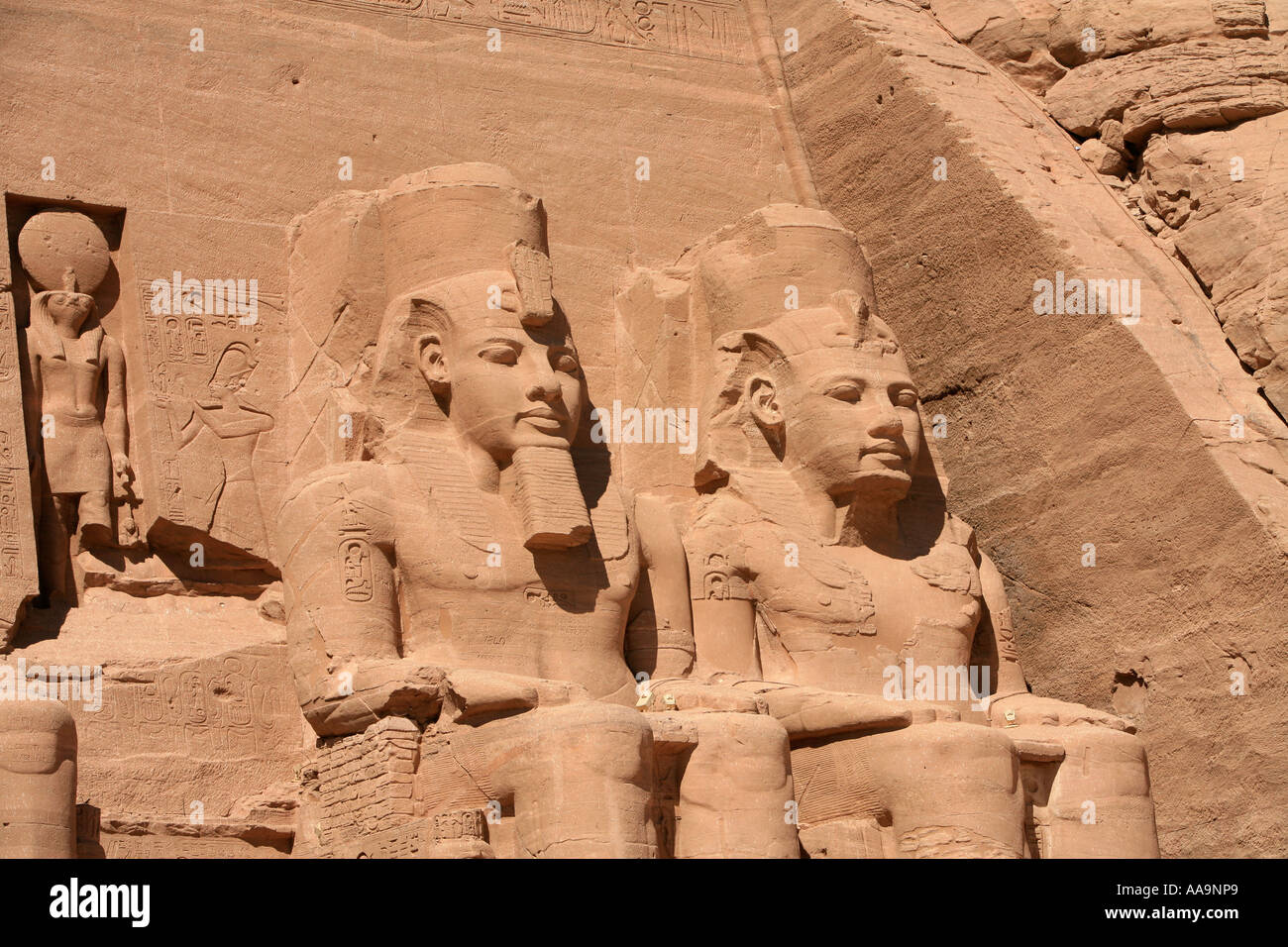 Abu Simbel, Two Temples, at the great and small, Temple of Ramses 11 ...