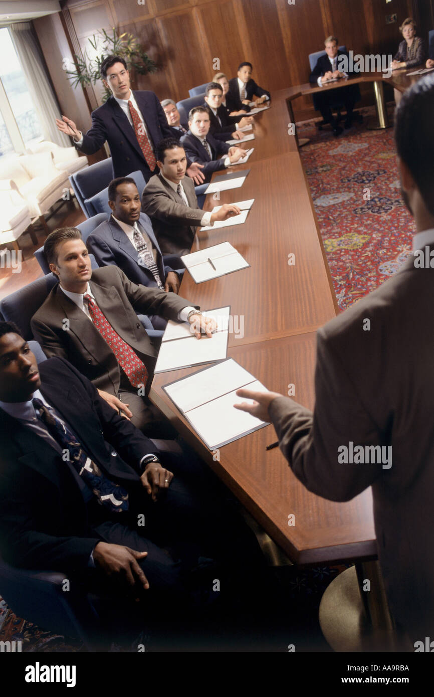 Business executives meeting in a conference room Stock Photo - Alamy