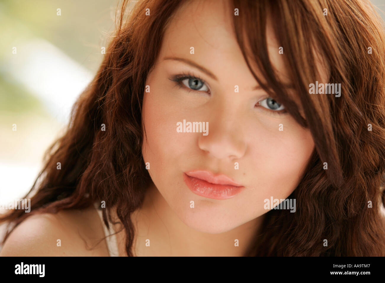 Attractive girl portrait Stock Photo - Alamy