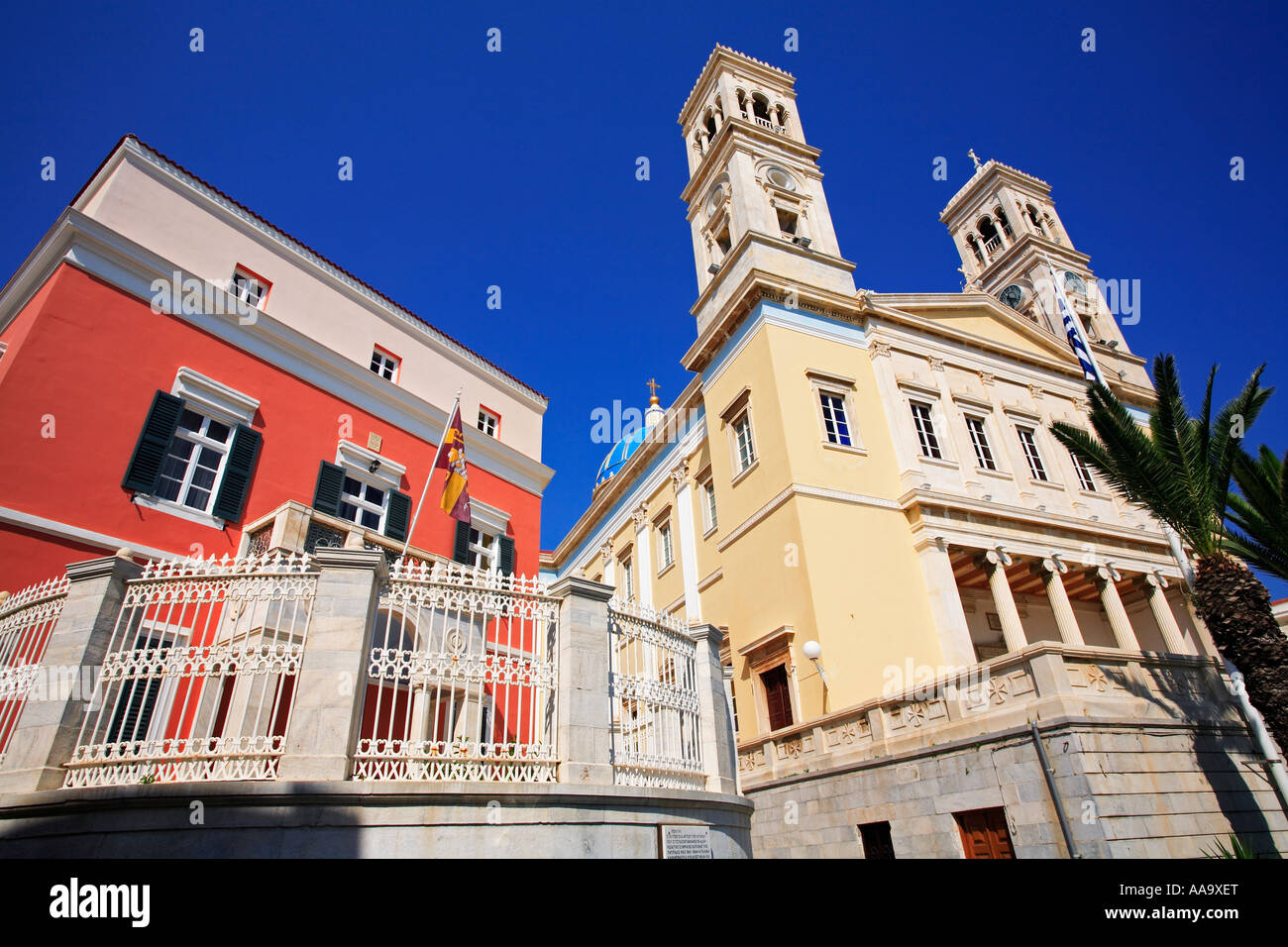 Hermoupolis Ermoupolis Syros Greece Stock Photo - Alamy