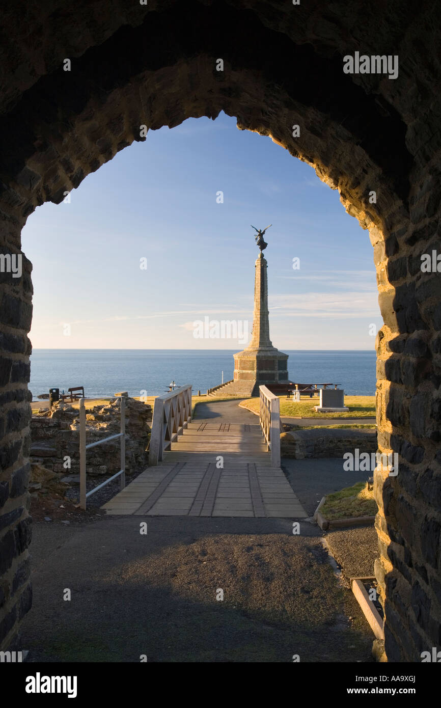 War memorial monument aberystwyth british hi-res stock photography and ...