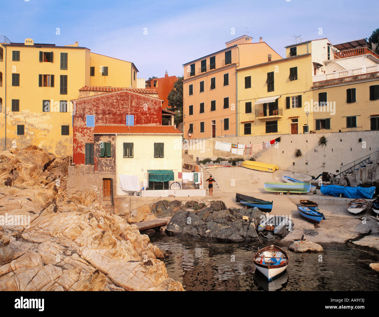 Marciana marina harbour hi-res stock photography and images - Alamy