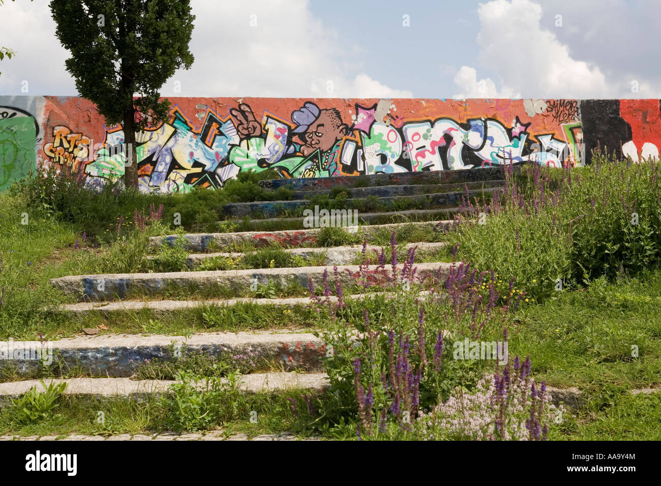 Mauerpark park of the Berlin wall Stock Photo - Alamy