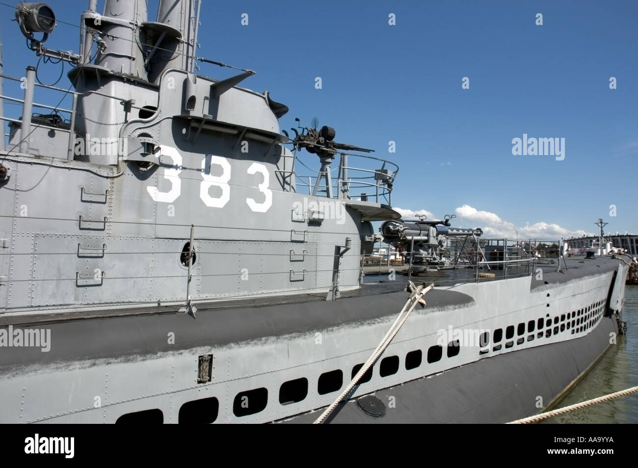 USS Pampanito Submarine at Fisherman's Wharf San Francisco California ...