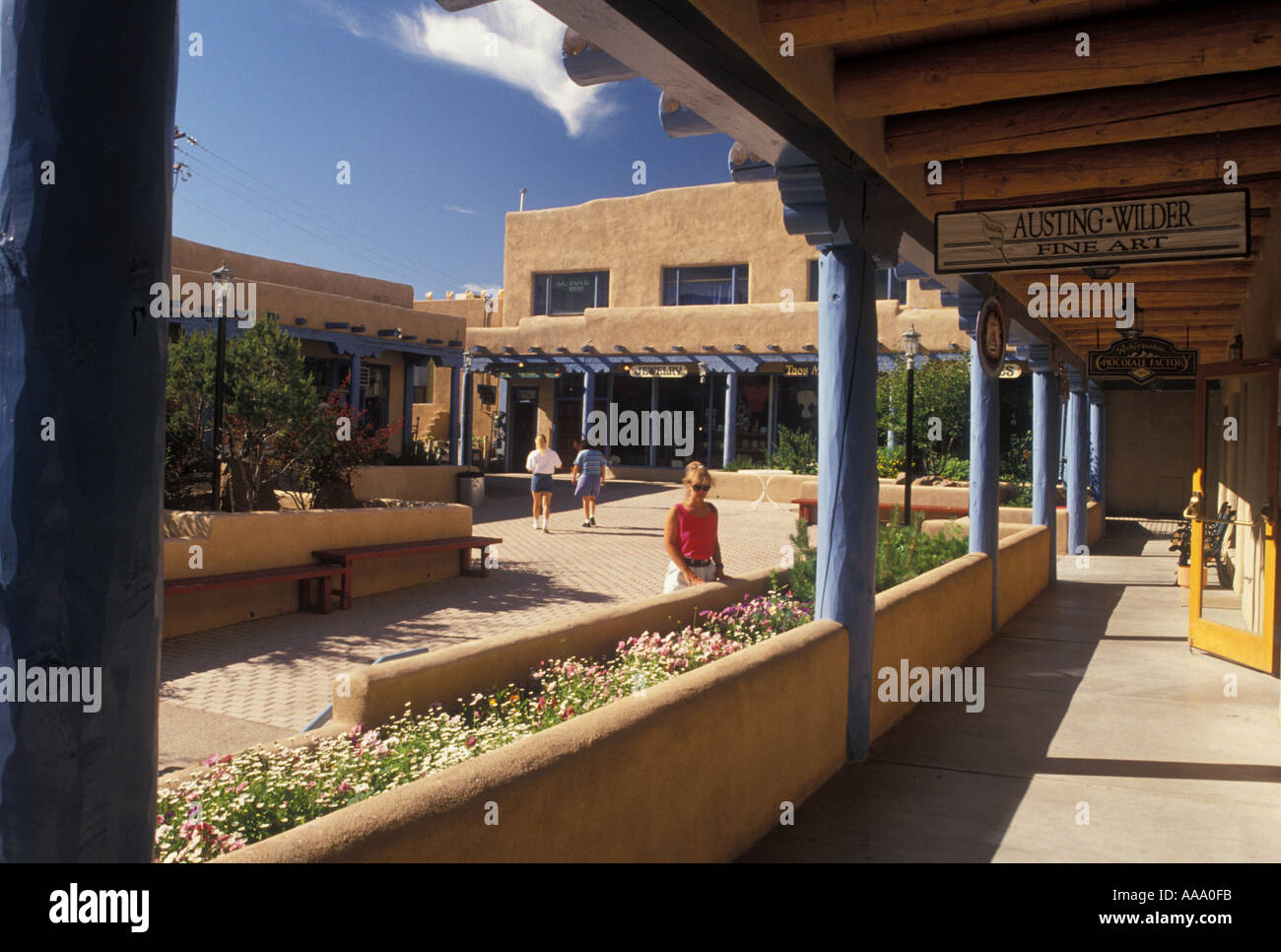 Taos pueblo plaza hi-res stock photography and images - Alamy