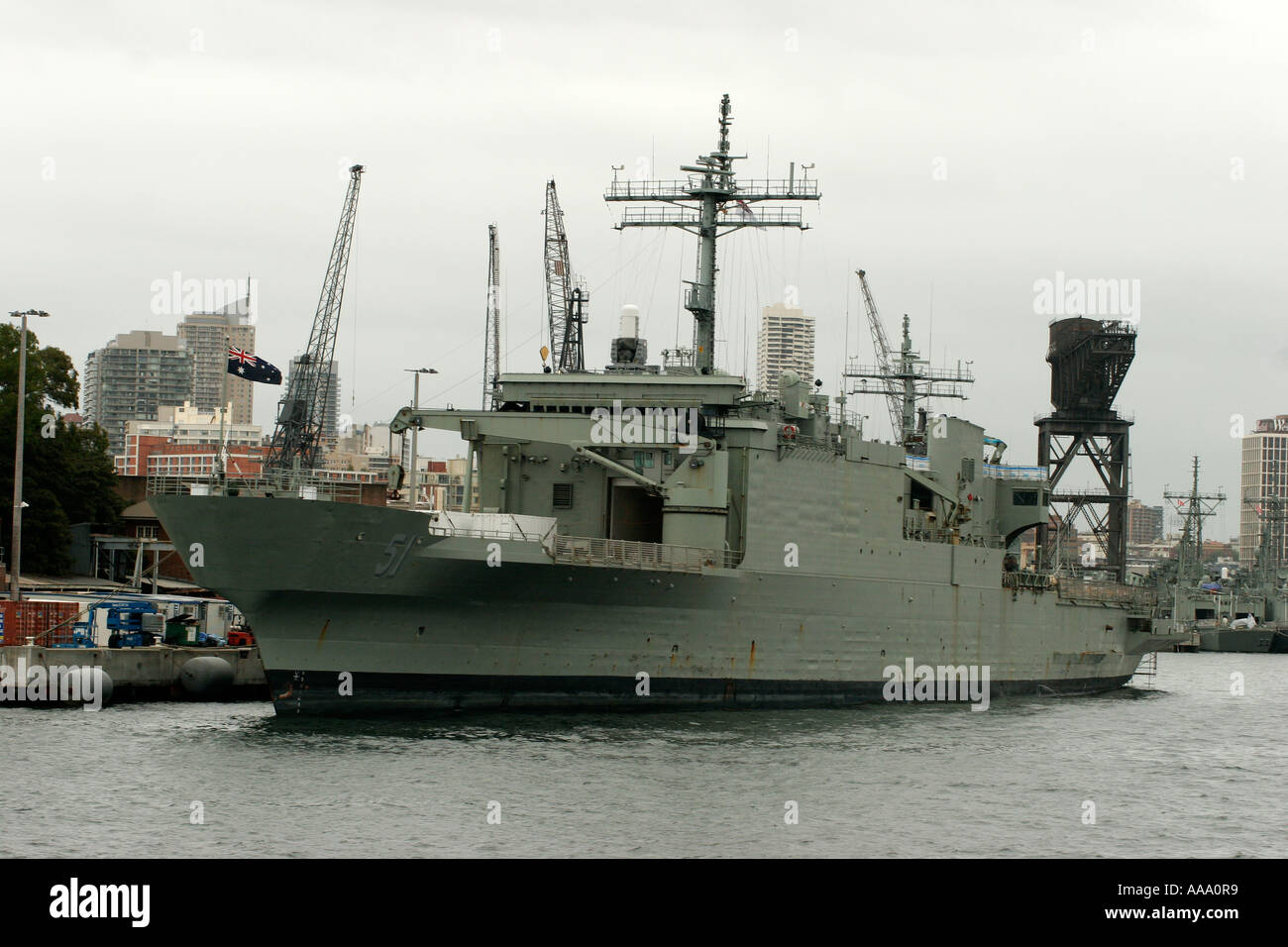 The Australian Naval Dockyard Port Jackson Sydney Australia Stock Photo ...