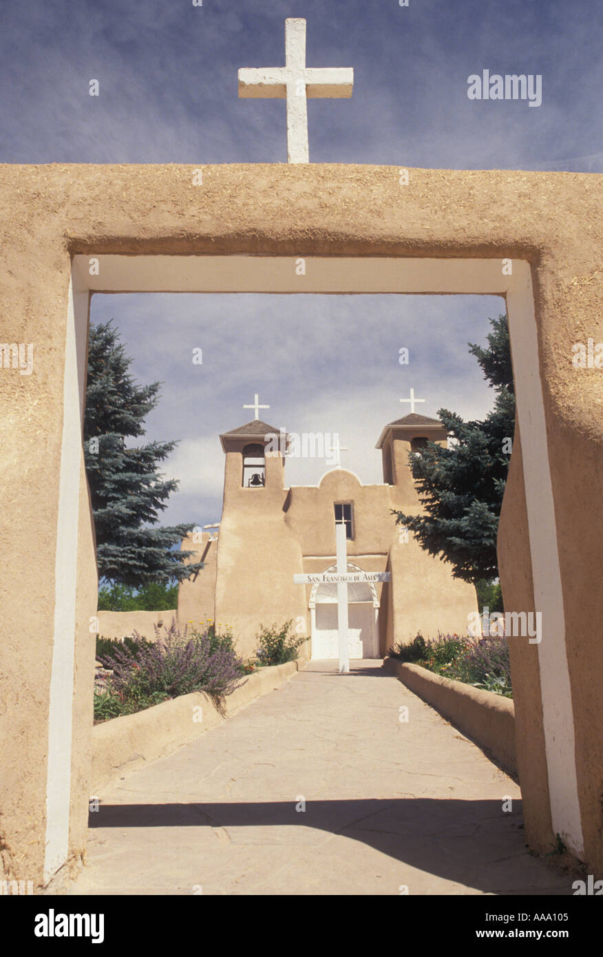 Entrance taos pueblo church hi-res stock photography and images - Alamy