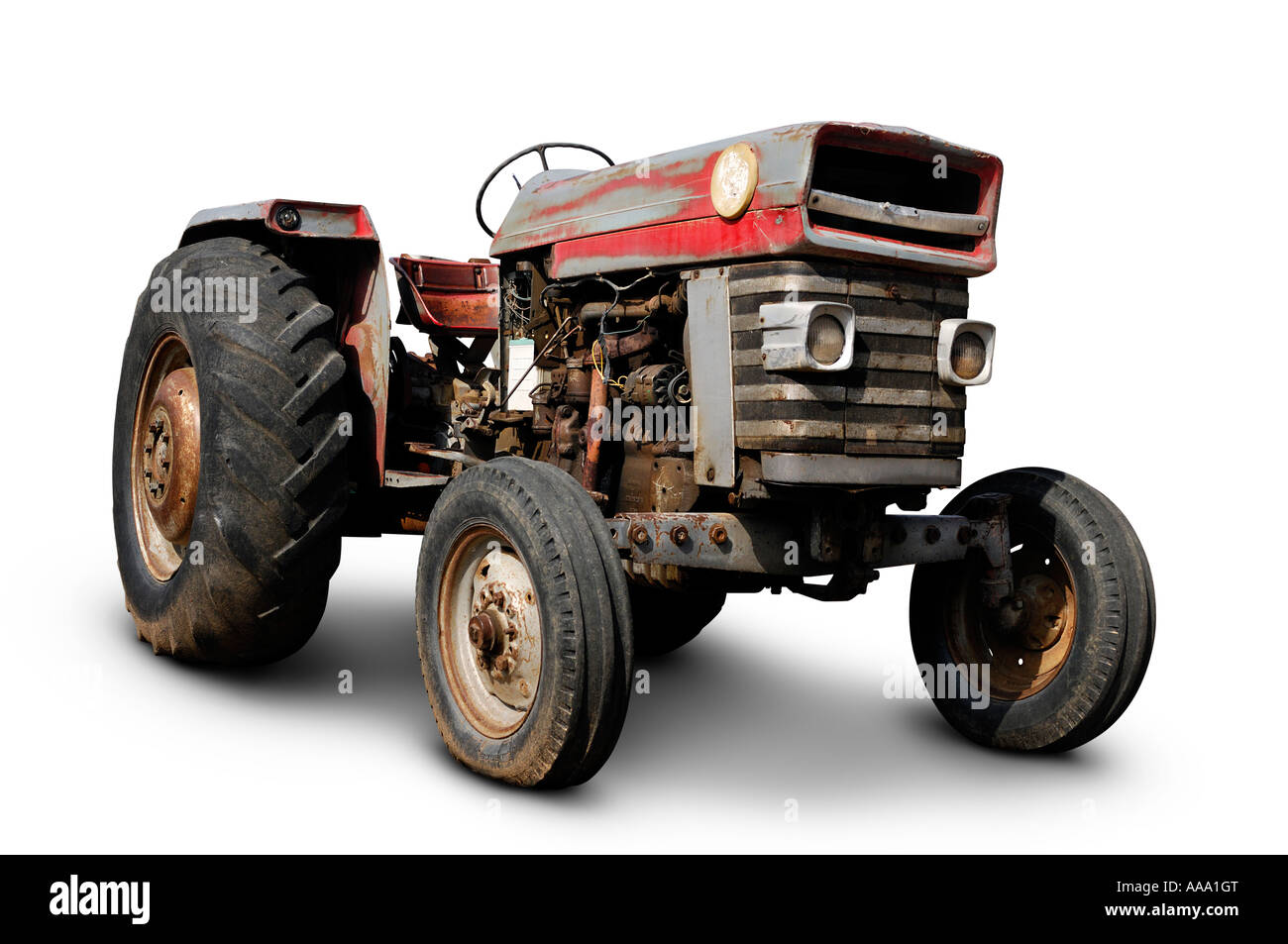 Old wheeled tractor hi-res stock photography and images - Alamy