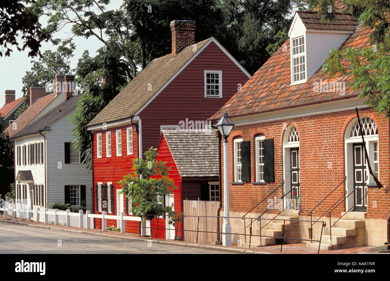North Carolina Winston Salem Old Salem High Resolution Stock ...