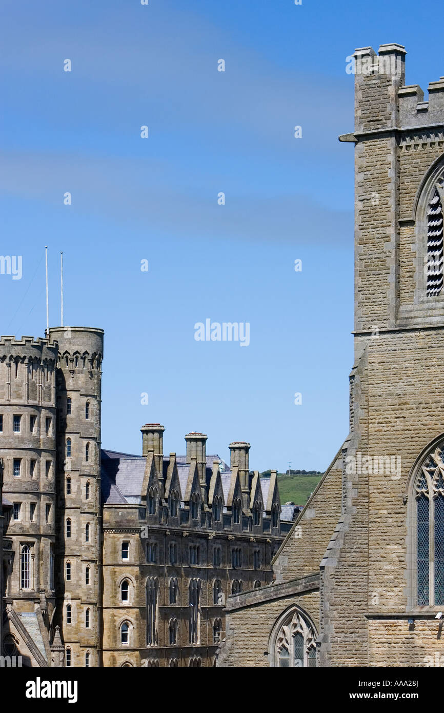 College building University of Wales Aberystwyth County Ceredigion ...