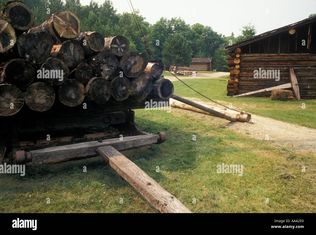 19th century logging hi-res stock photography and images - Alamy