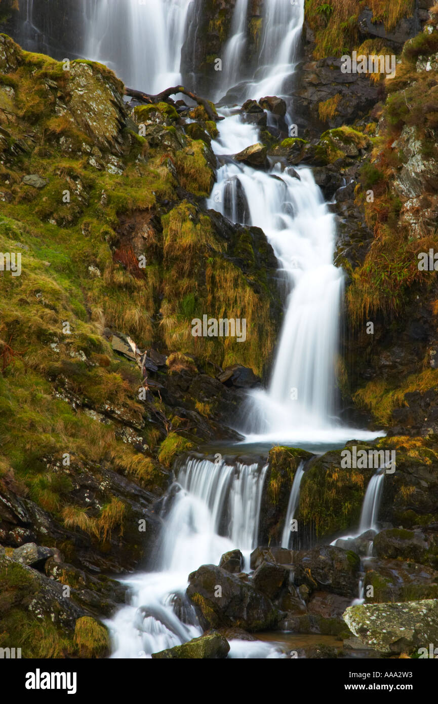 England Cumbria Yorkshire Dales National Park The popular Cautley Spout ...