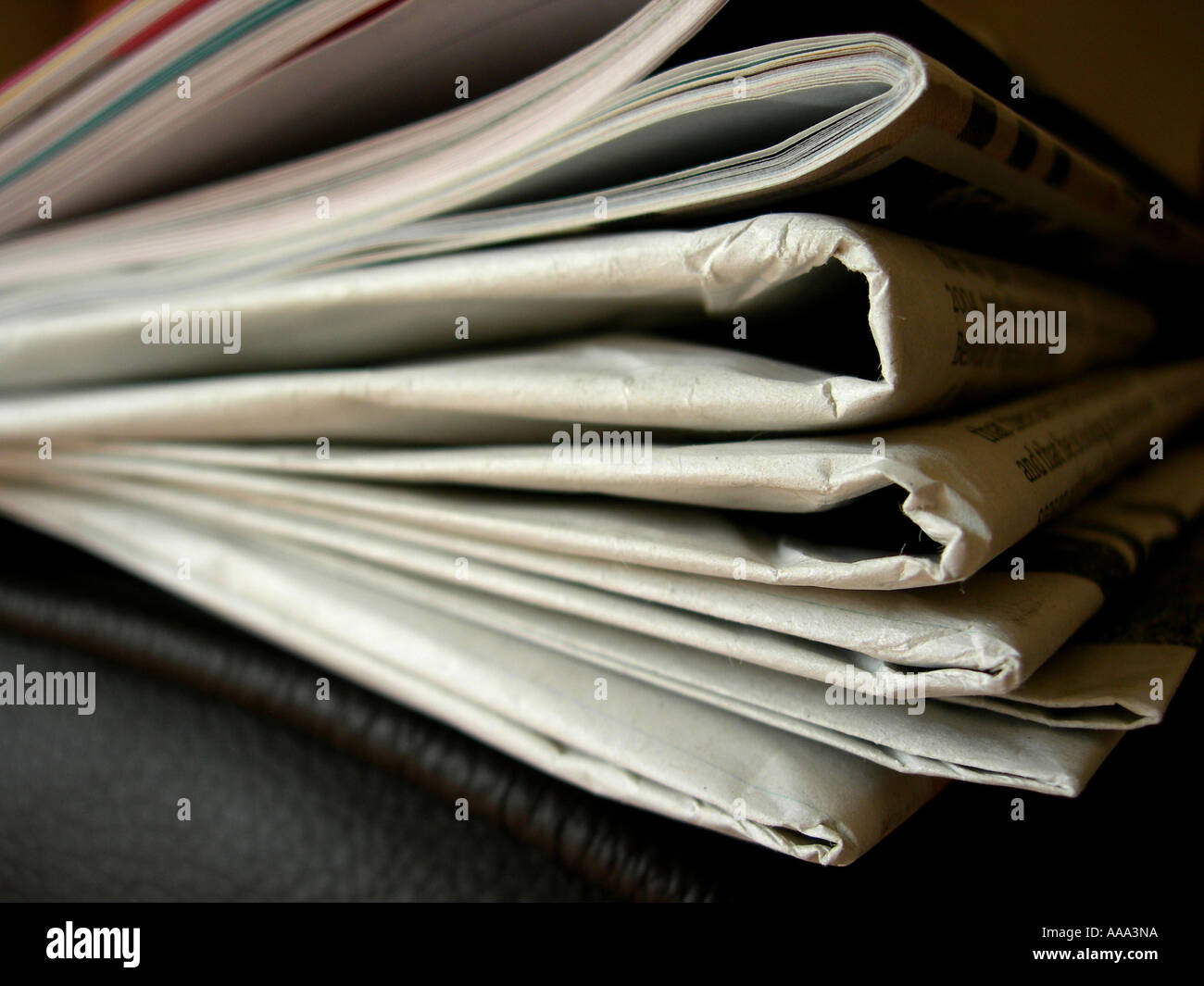 Newspaper sections hi-res stock photography and images - Alamy