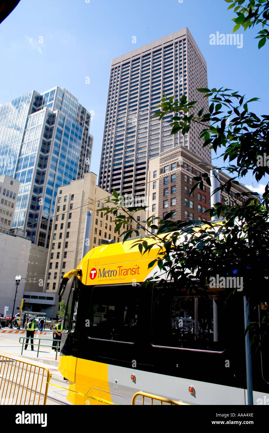 Downtown minneapolis light rail hi-res stock photography and images - Alamy